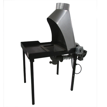 24" Shop Coal Forge | Dumping Ashgate, PB50 Blower, 24" Hood