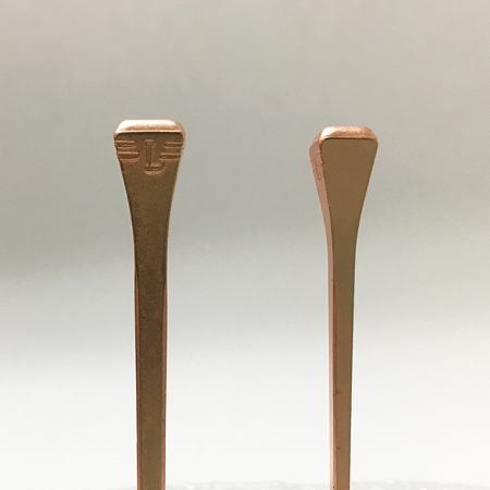 Liberty Copper Coated #3 E-Slim Nails-centaurforge.com