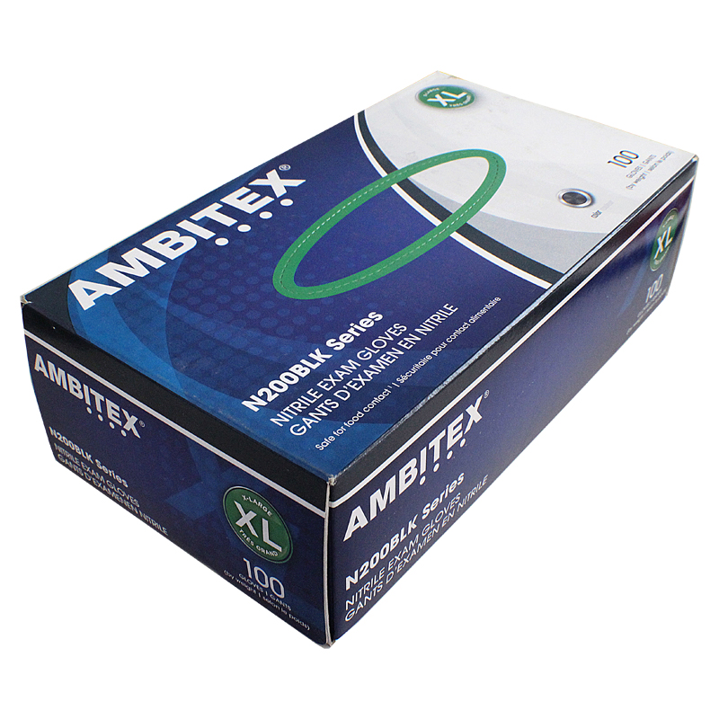Size XL - 100 Count Box of Disposable Nitrile Gloves